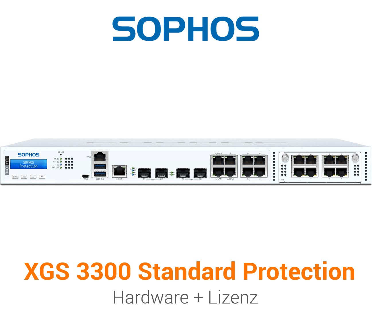 Sophos XGS 3300 con protezione standard (JG3C5CSEU) EnBITCon sistema di vendita online